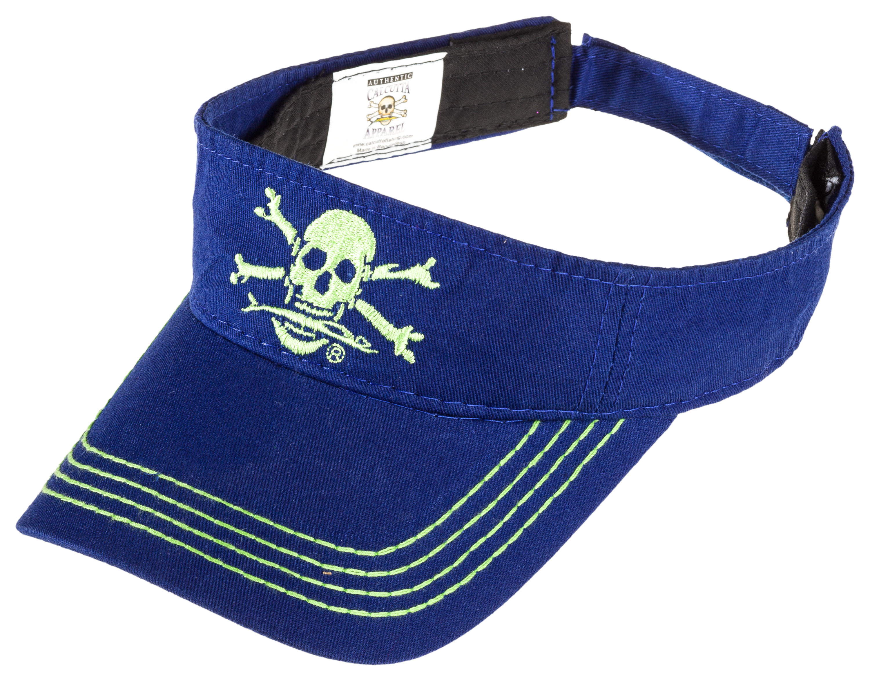 Calcutta Embroidered Skull Visor for Youth | Bass Pro Shops